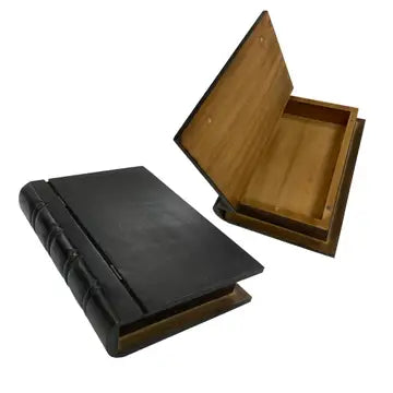 Black Wood Book Box | D.K. Brothers – Madison's Niche