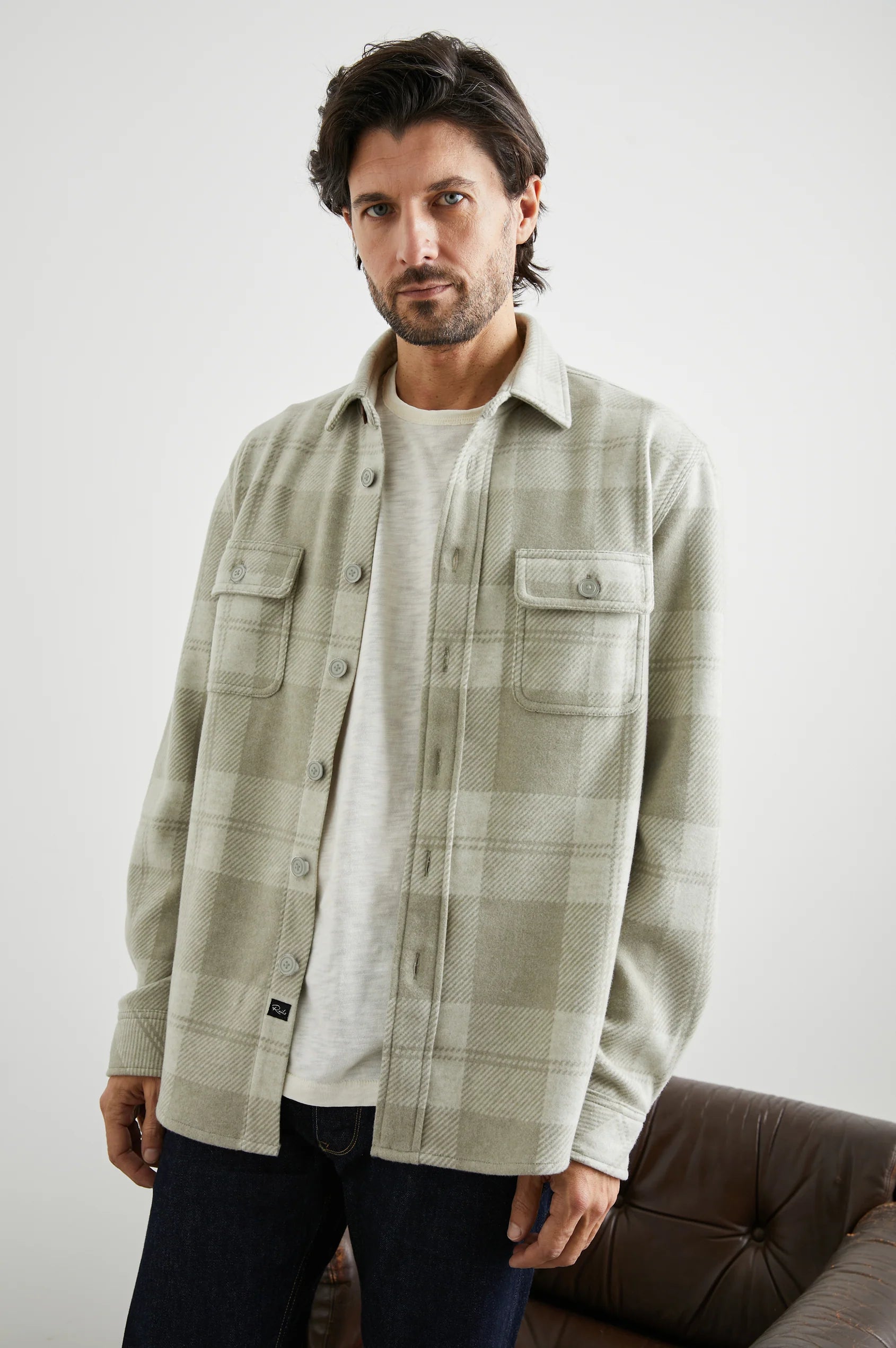 Alder Shacket in Fawn Cream | Madison...