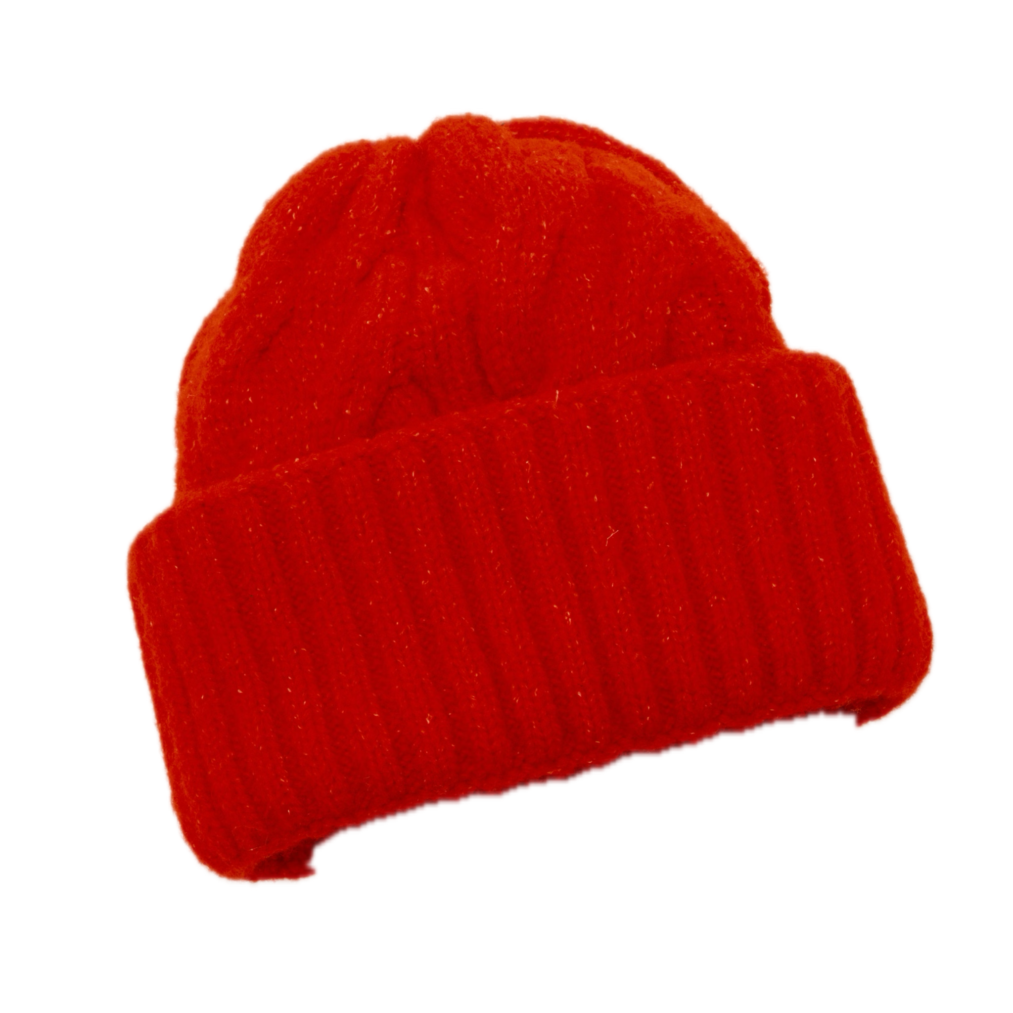 Coastline Beanie in Bright Red | Madi...