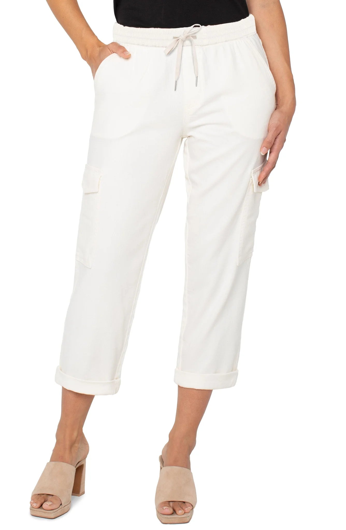 Drawstring Rascal Cargo Pocket in Whipped Cream | Madison's Niche