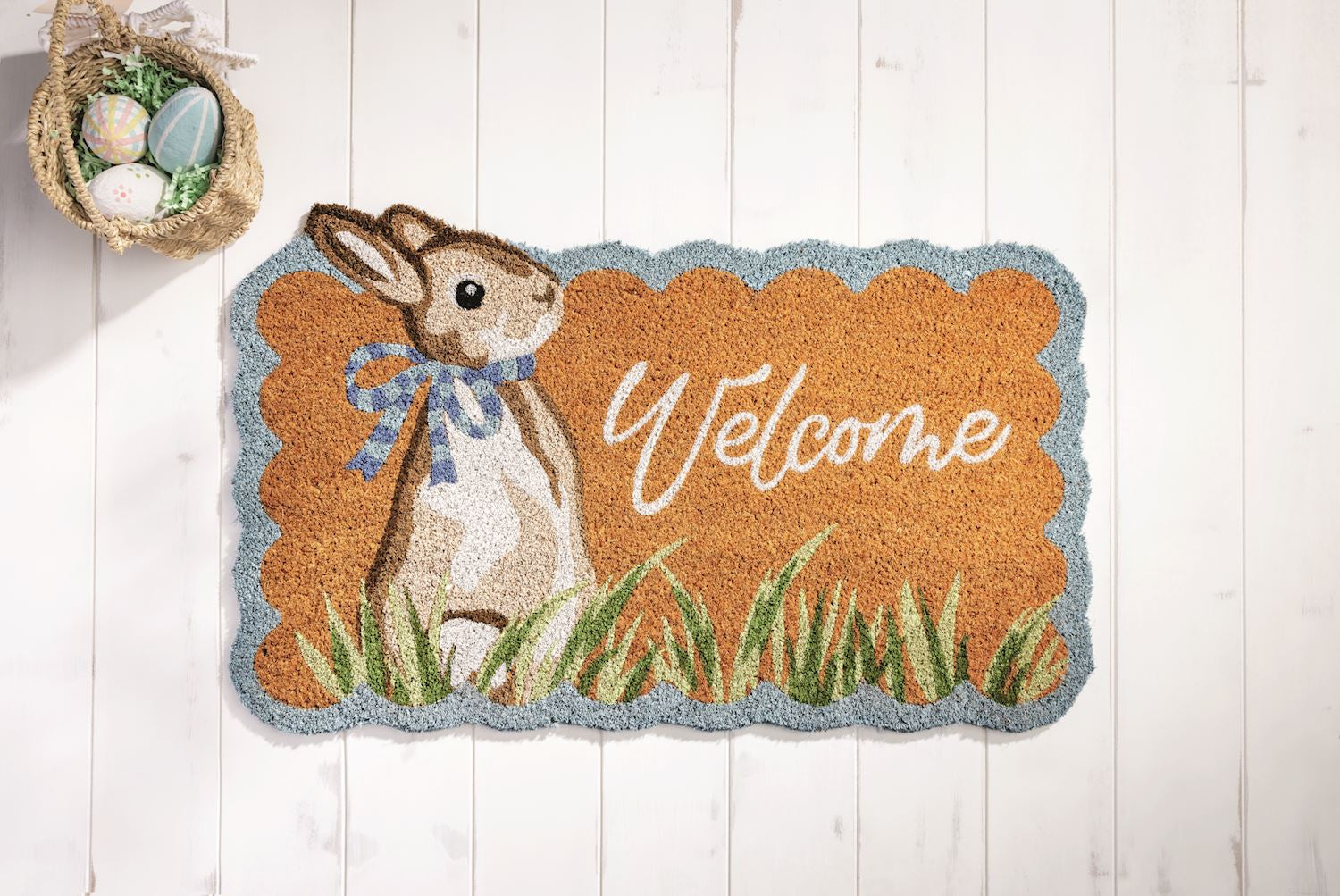 Easter Scallop Door Mat | Madison'...