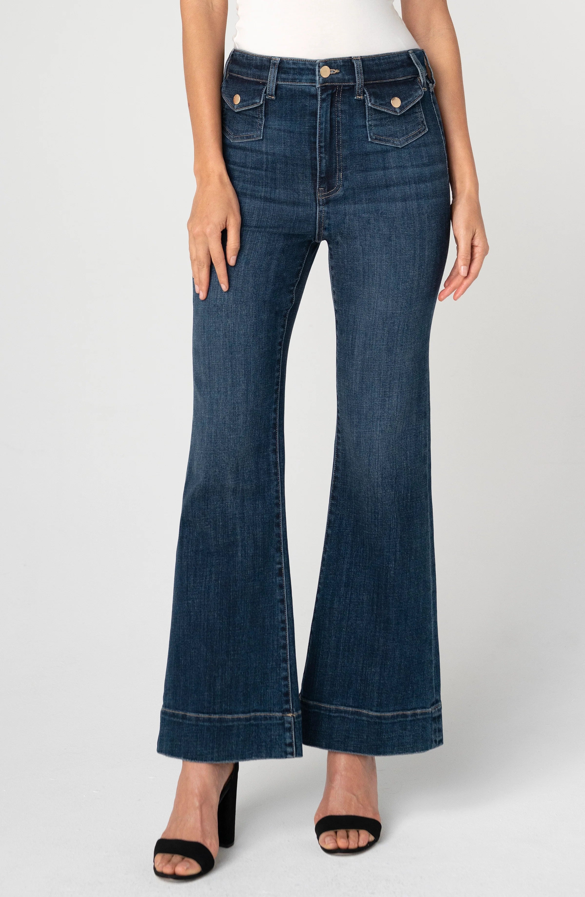 Hannah Patch Pocket Flare | Madison's Niche