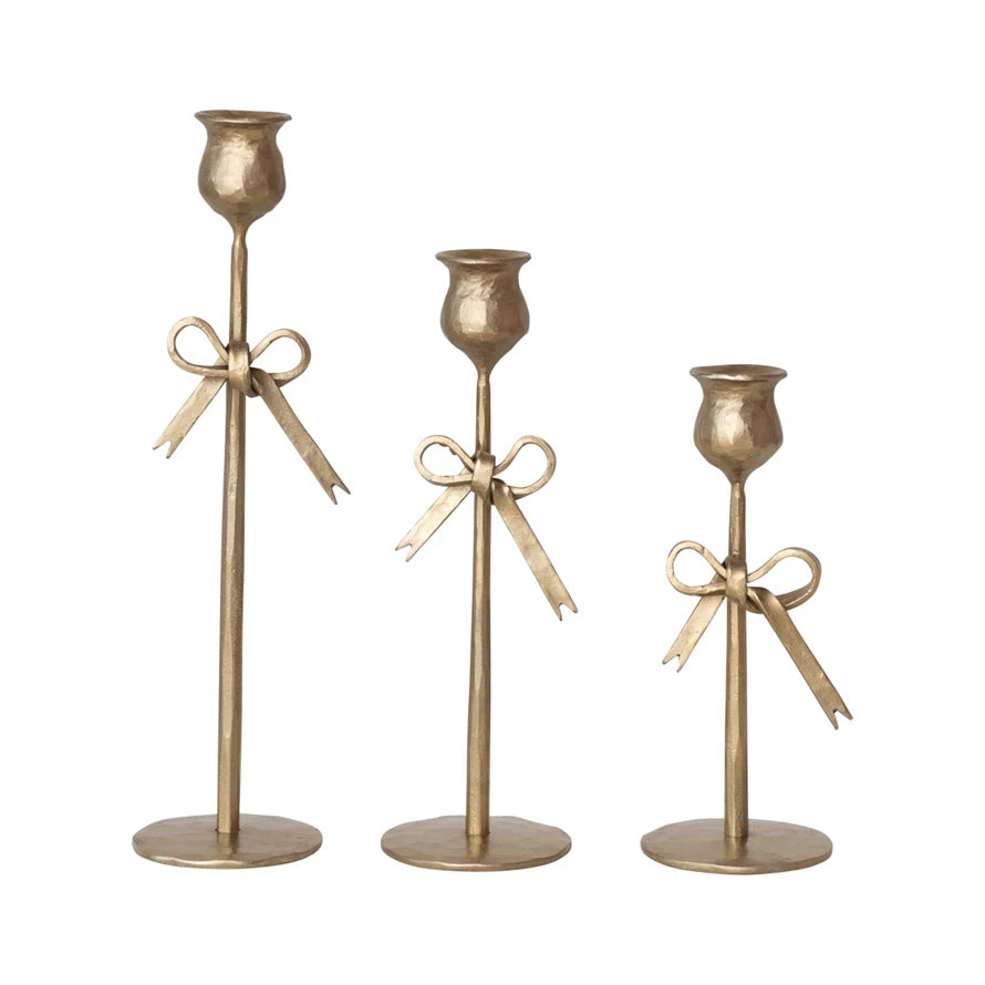 Iron Bow Taper Holder | Madison's Niche