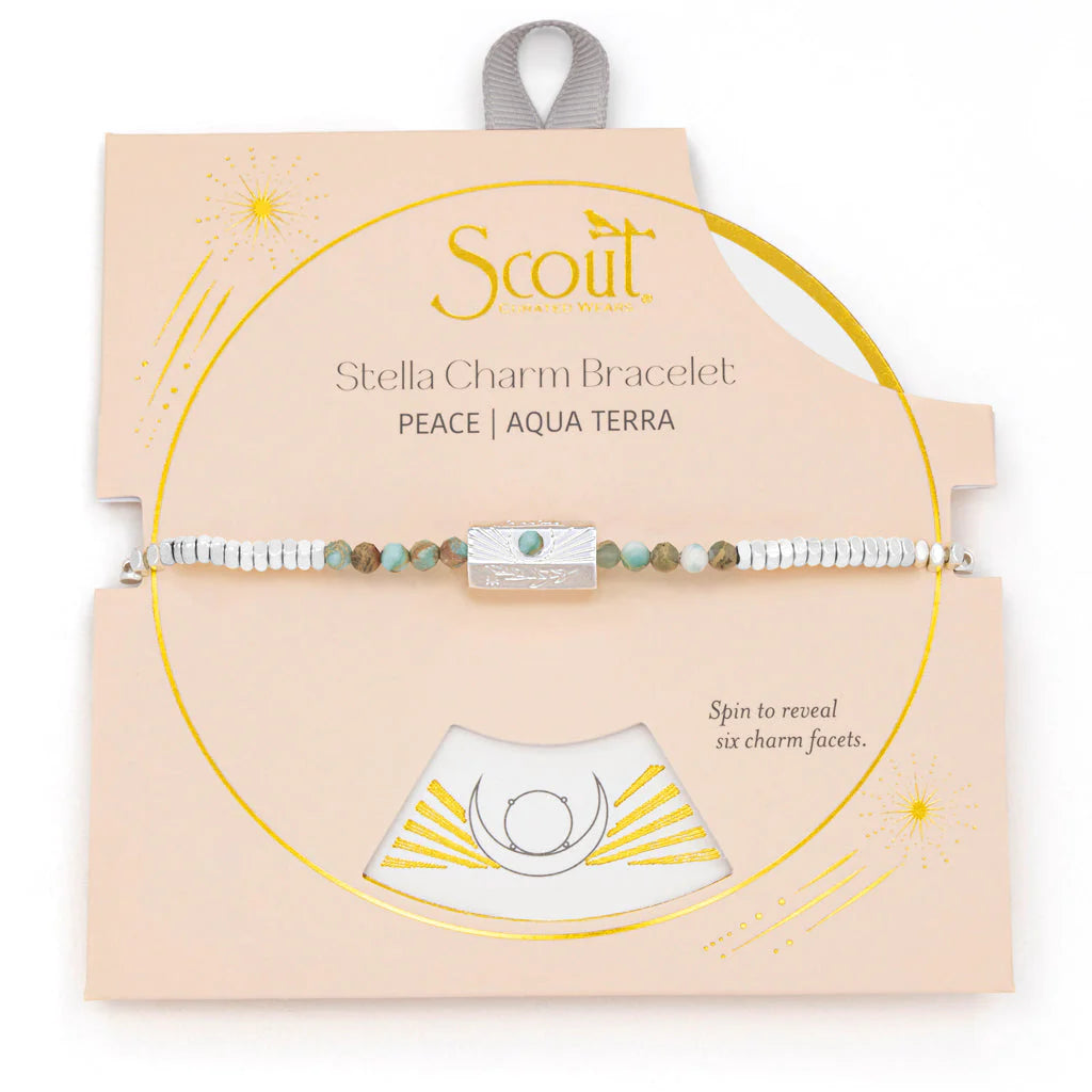 Peace Stella Bracelet in Aqua Terra S...