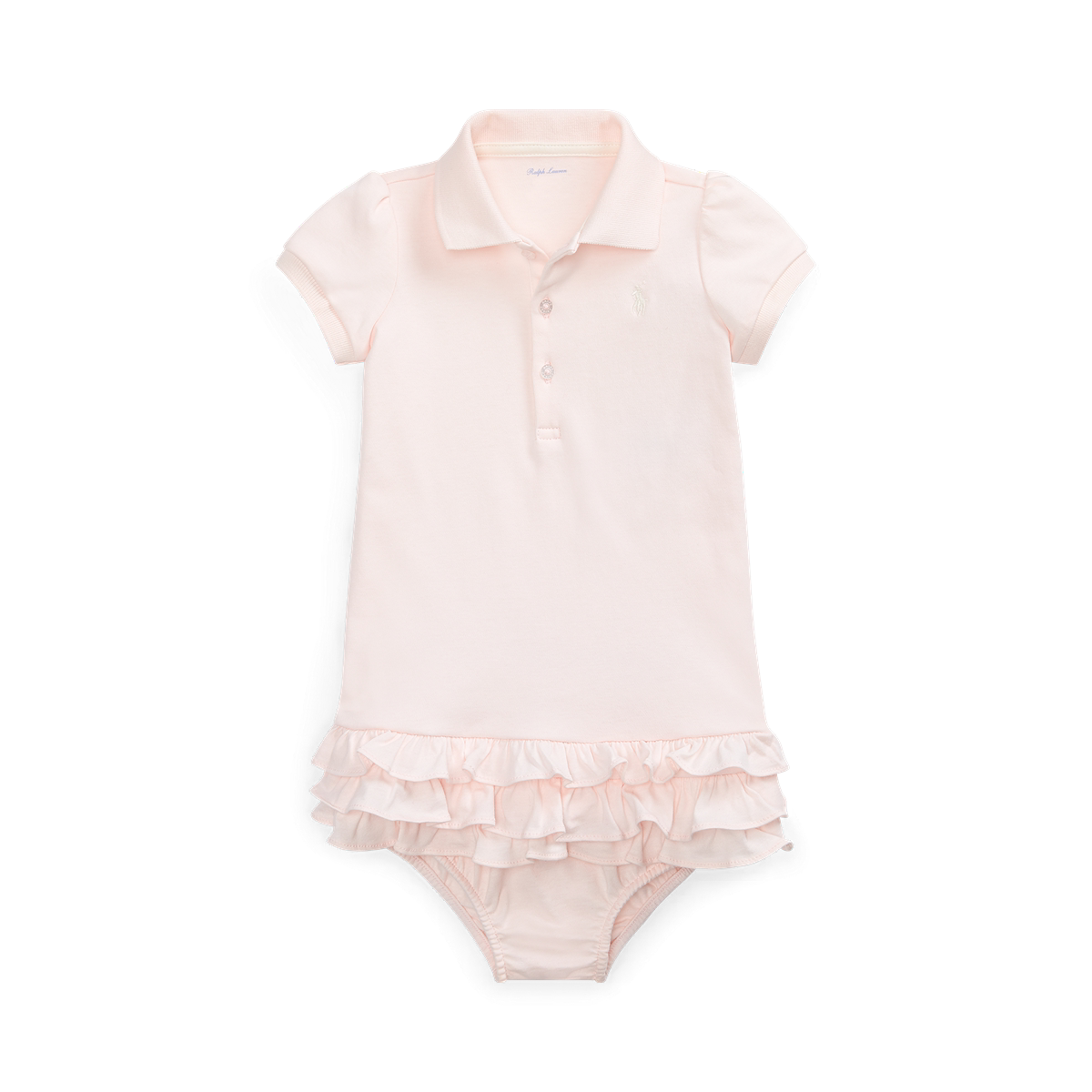 Ruffle Polo Dress & Bloomer | Madison...