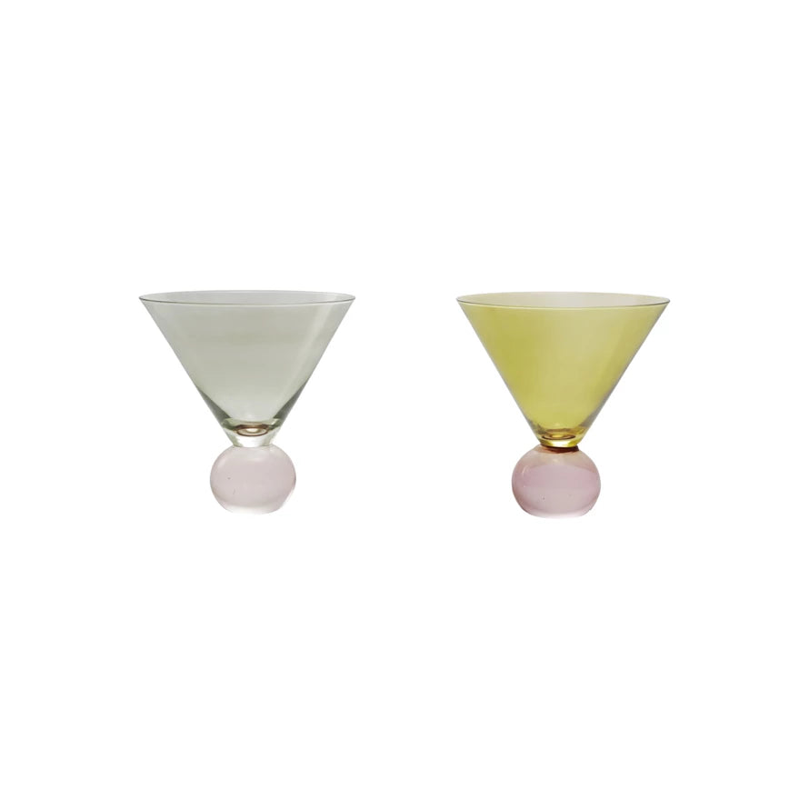 Two-Tone Martini Glass | Madison's Niche