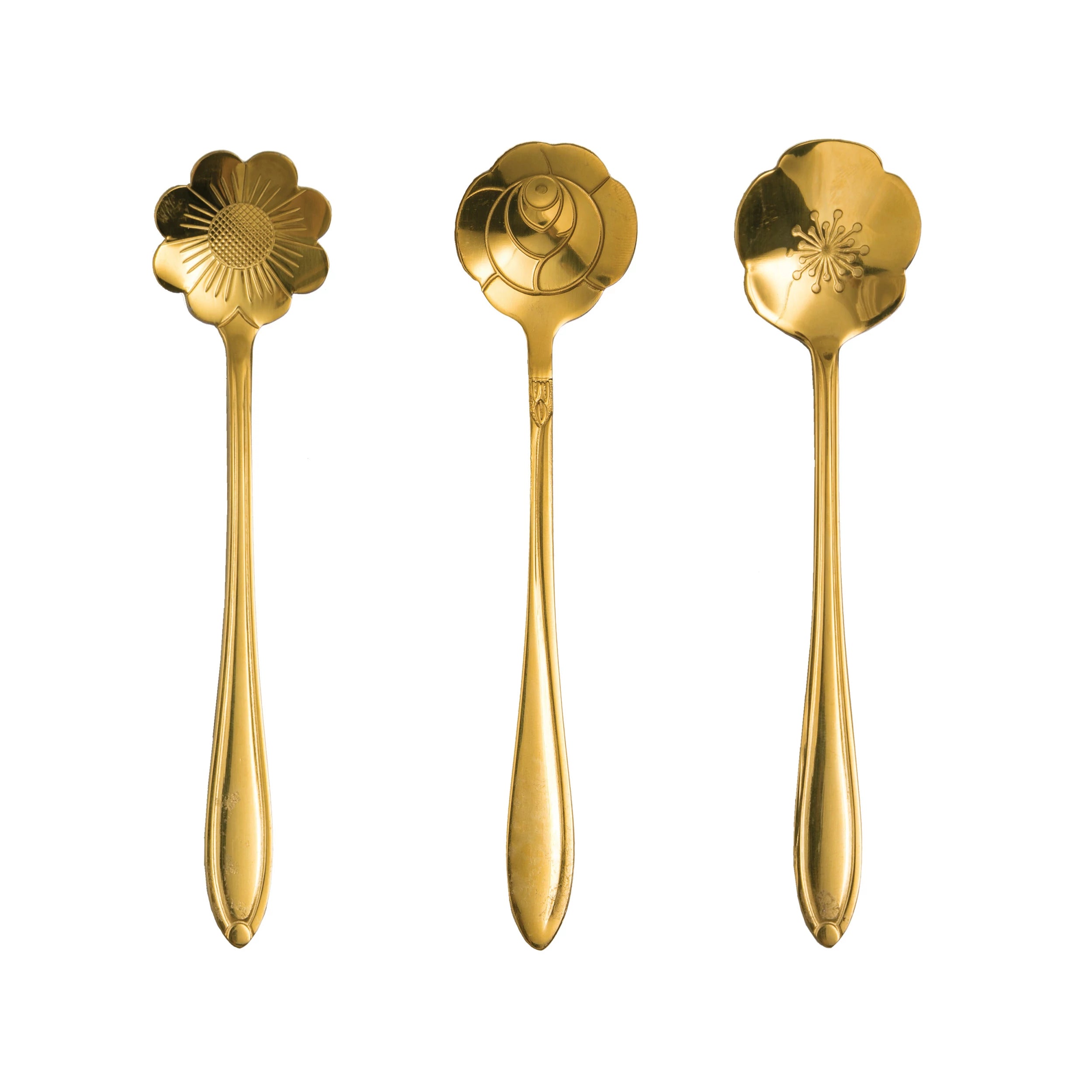 Set of 3 Flower Spoons | Madison'...