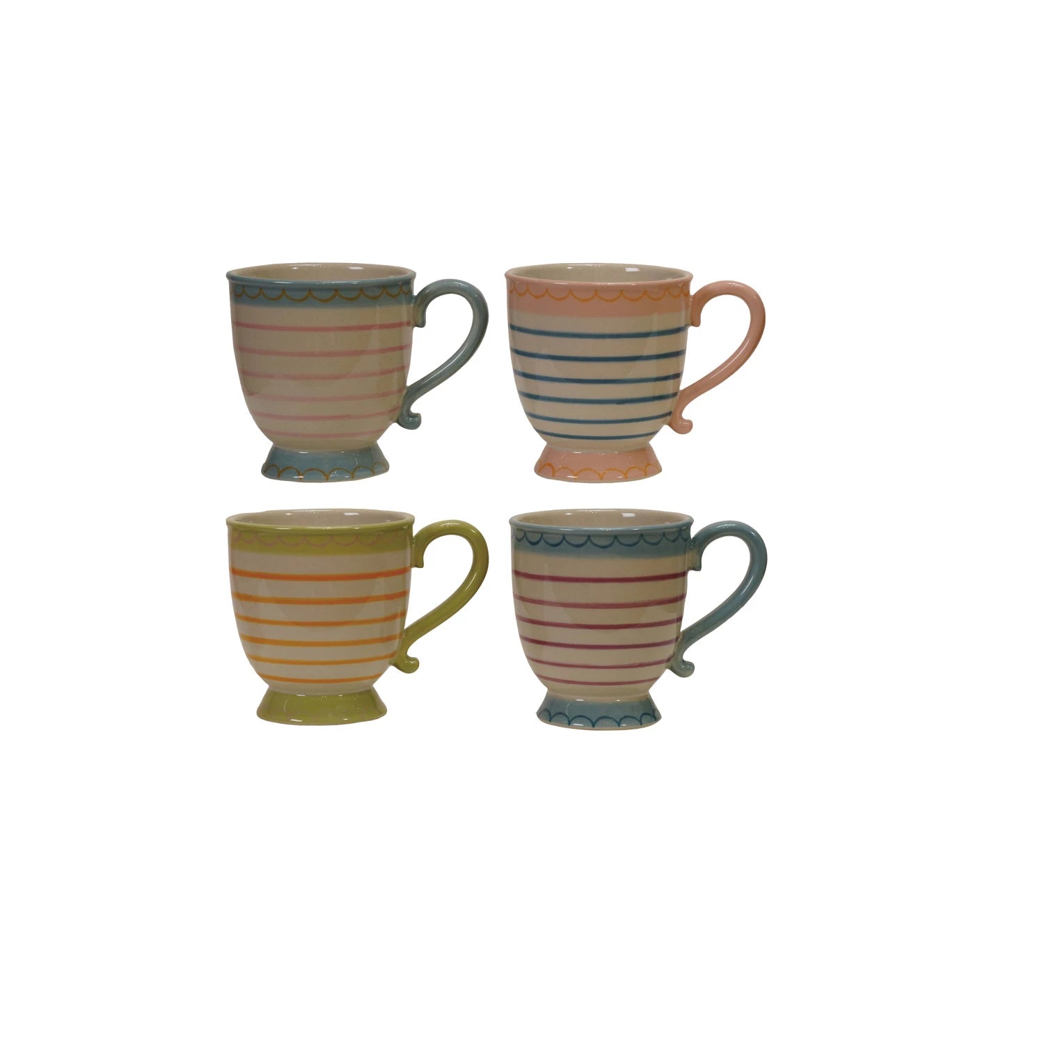 Stoneware Footed Mug | Madison's Niche